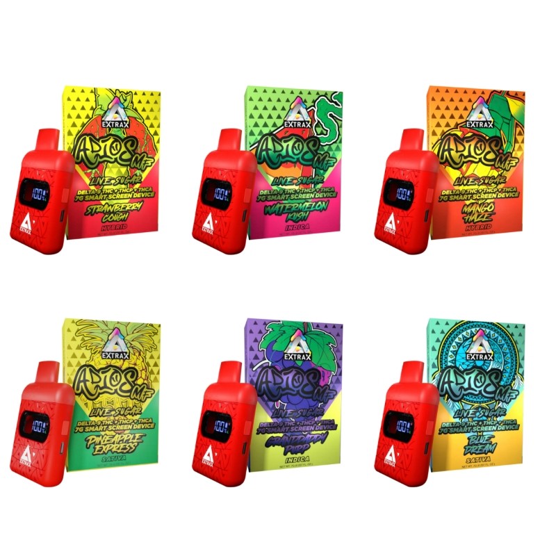Delta Extrax Adios MF THC-A Live Sugar Disposable 7G – Vaping180.com